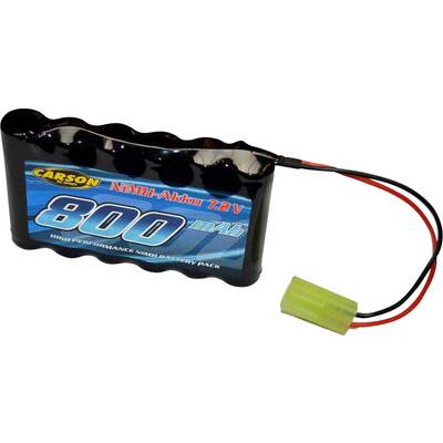 Carson Modellsport Scale model battery pack (NiMH) 7.2 V 800 mAh Side ...
