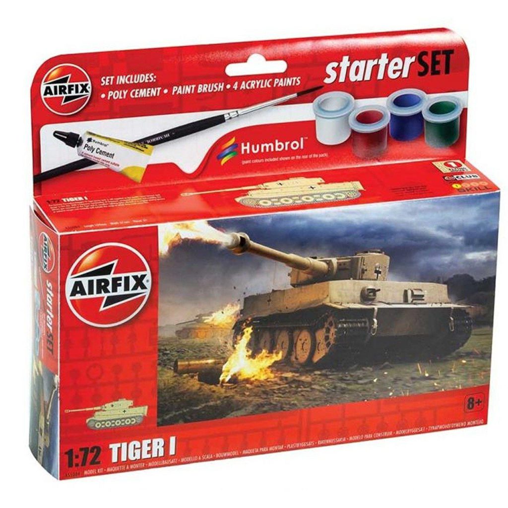 A1364 1:35 Tiger 1 (Late Version) Tank Model Kit - Life in miniature